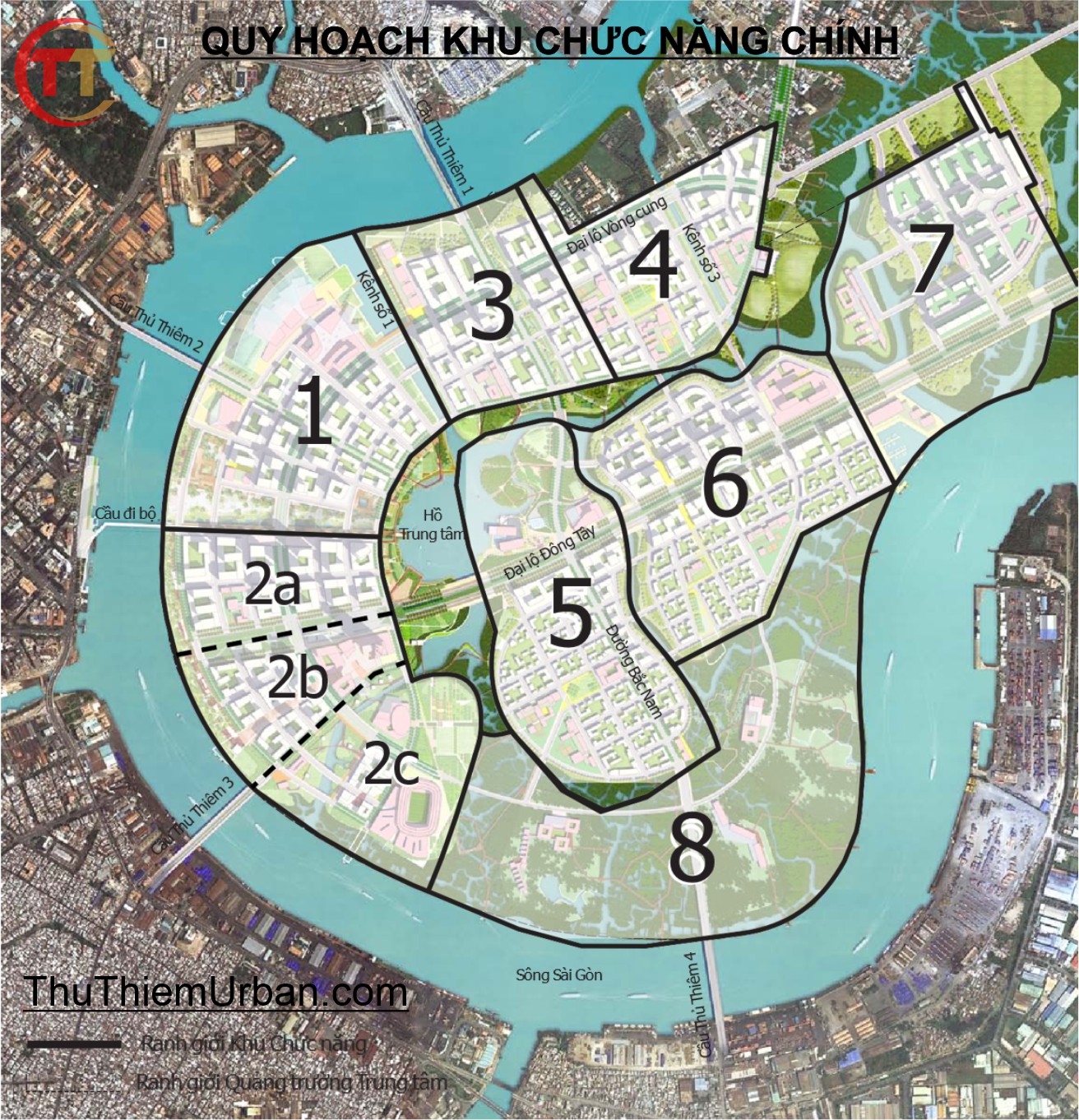 Quy Hoạch Khu Chức Năng - Thu Thiem Urban