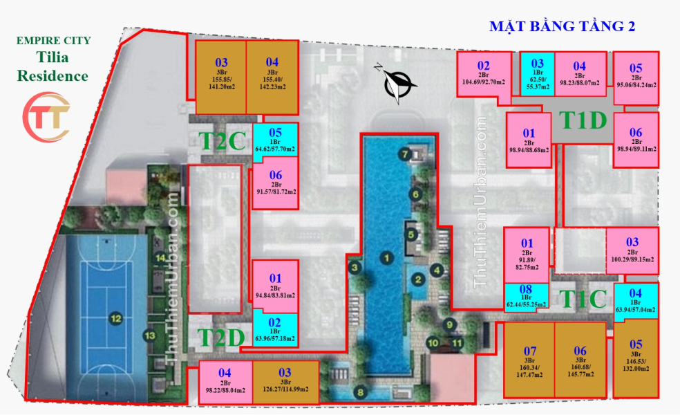 ️ Dự Án Căn Hộ Tilia Residence【MU7 Empire City】
