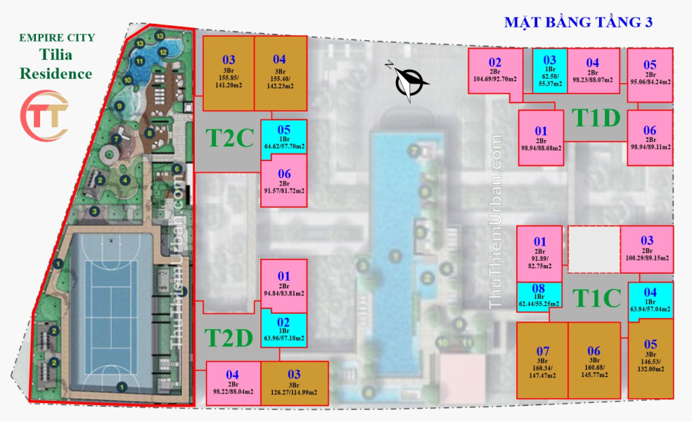 ️ Dự Án Căn Hộ Tilia Residence【MU7 Empire City】