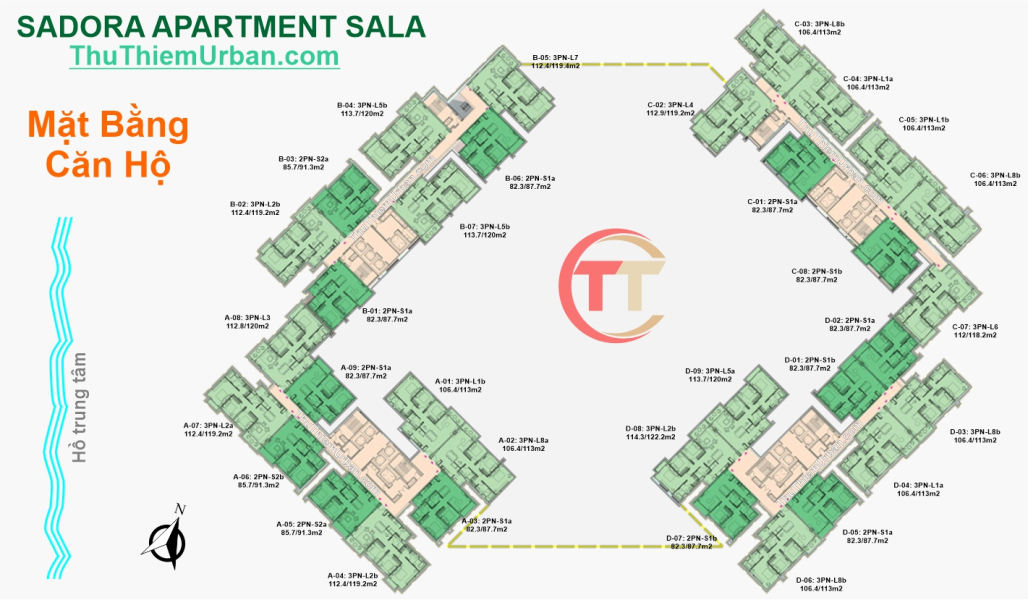 ️ Dự Án Căn Hộ Cao Cấp Sadora Sala【Chi Tiết AZ】